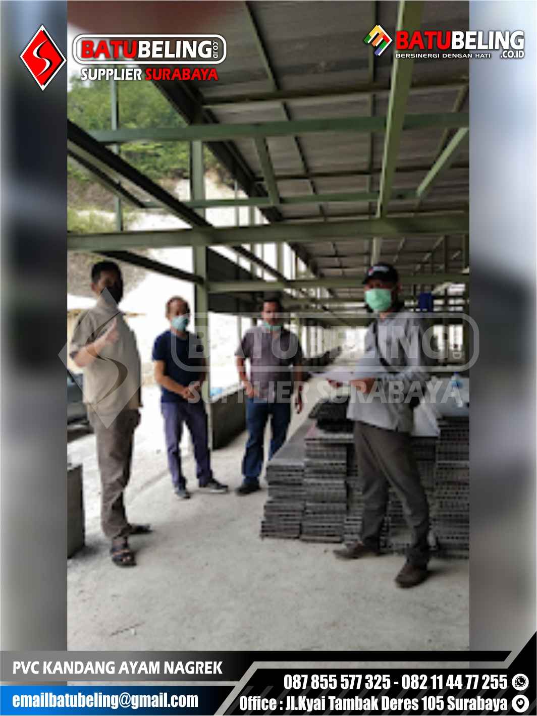 Jual Lantai PVC Kandang Ayam Kebumen No. 1