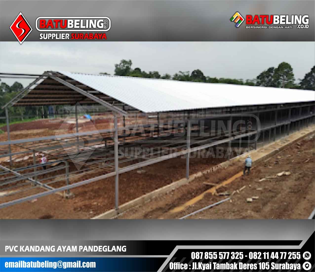 Jual Lantai PVC Kandang Ayam Kebumen No. 1