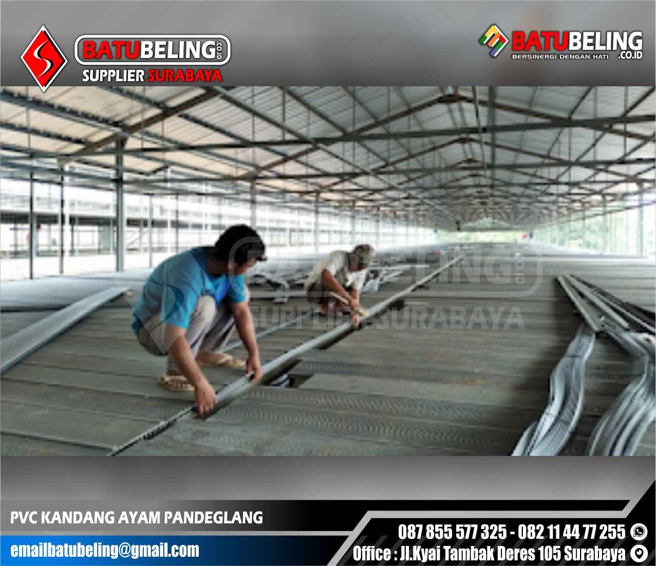 Jual Lantai PVC Kandang Ayam Kebumen No. 1