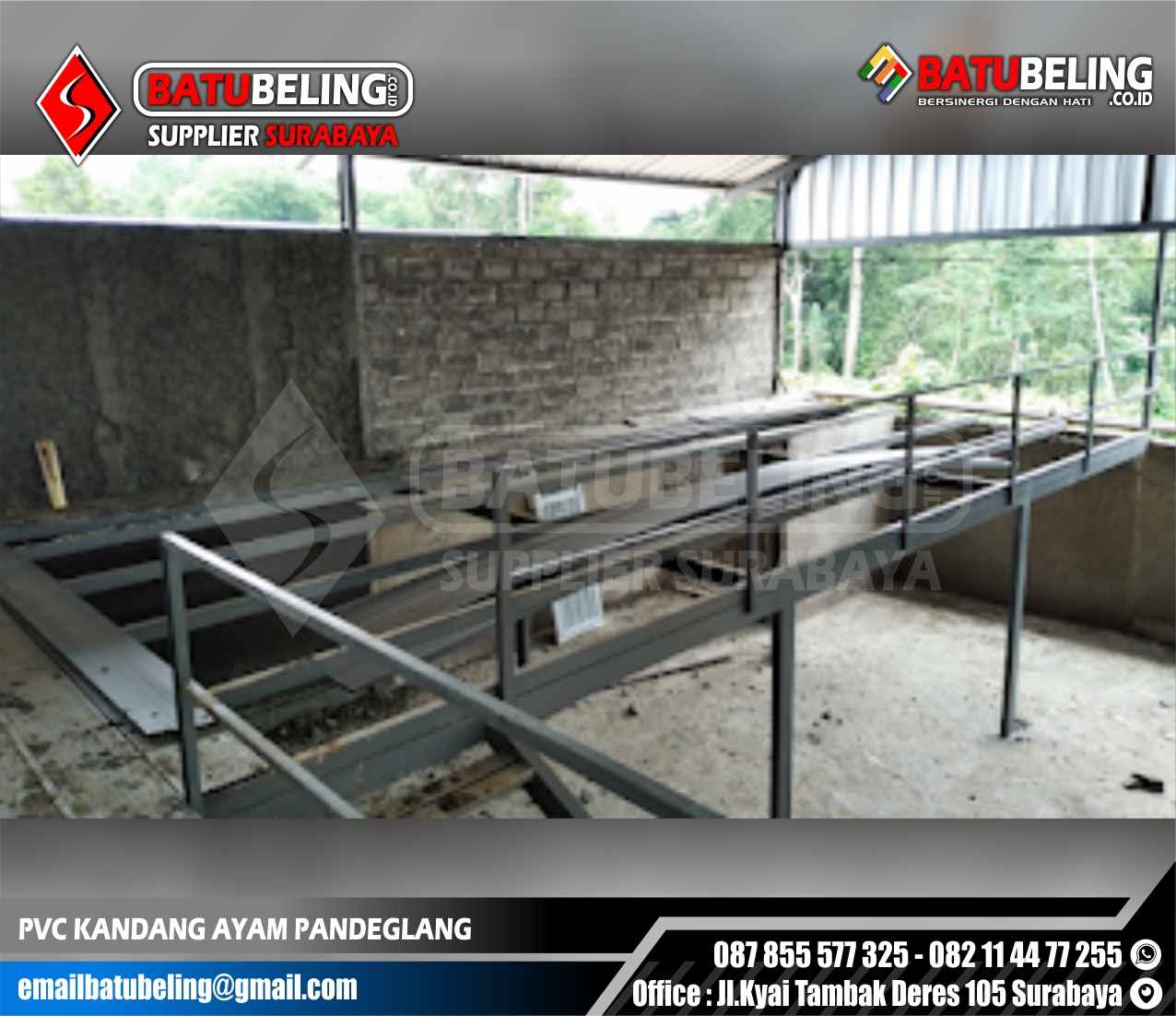 Jual Lantai PVC Kandang Ayam Kebumen No. 1